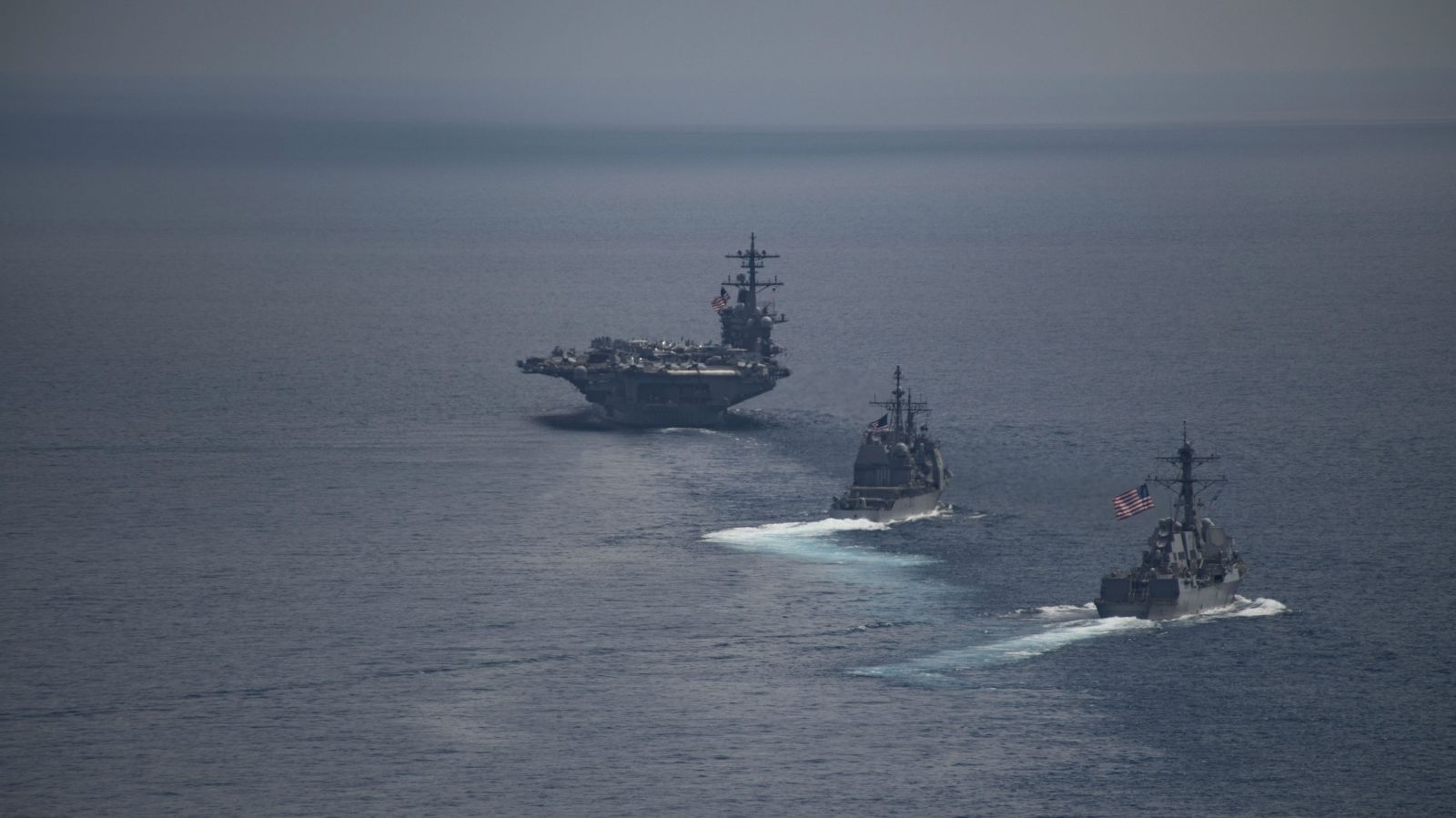 Uss Carl Vinson In Range Of North Korea